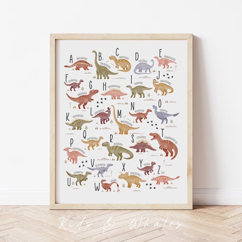 Dinosaur Wall Art - Etsy