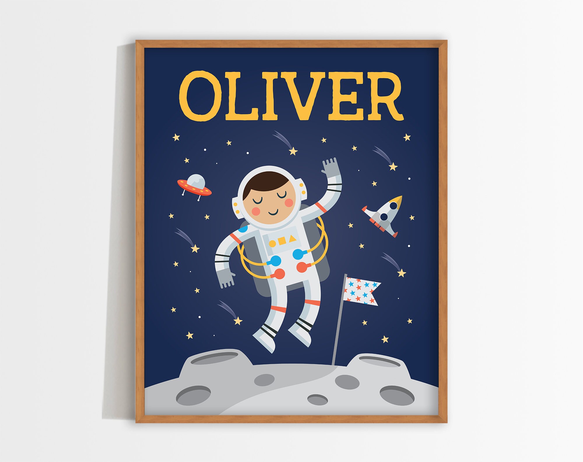 Astronaut Prints Astronaut Poster Astronaut Wall Art Space | Etsy