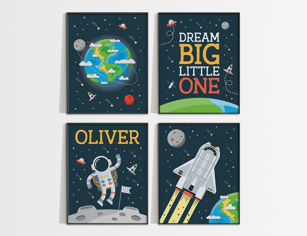 Space Nursery Prints Space Nursery Decor Solar System Poster Solar ...