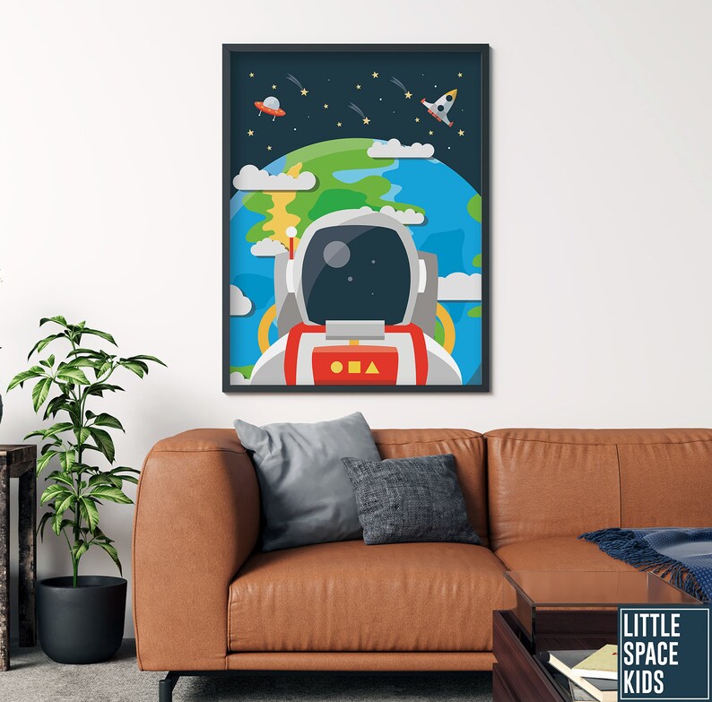 Space Nursery Prints Space Nursery Decor Solar System Poster | Etsy