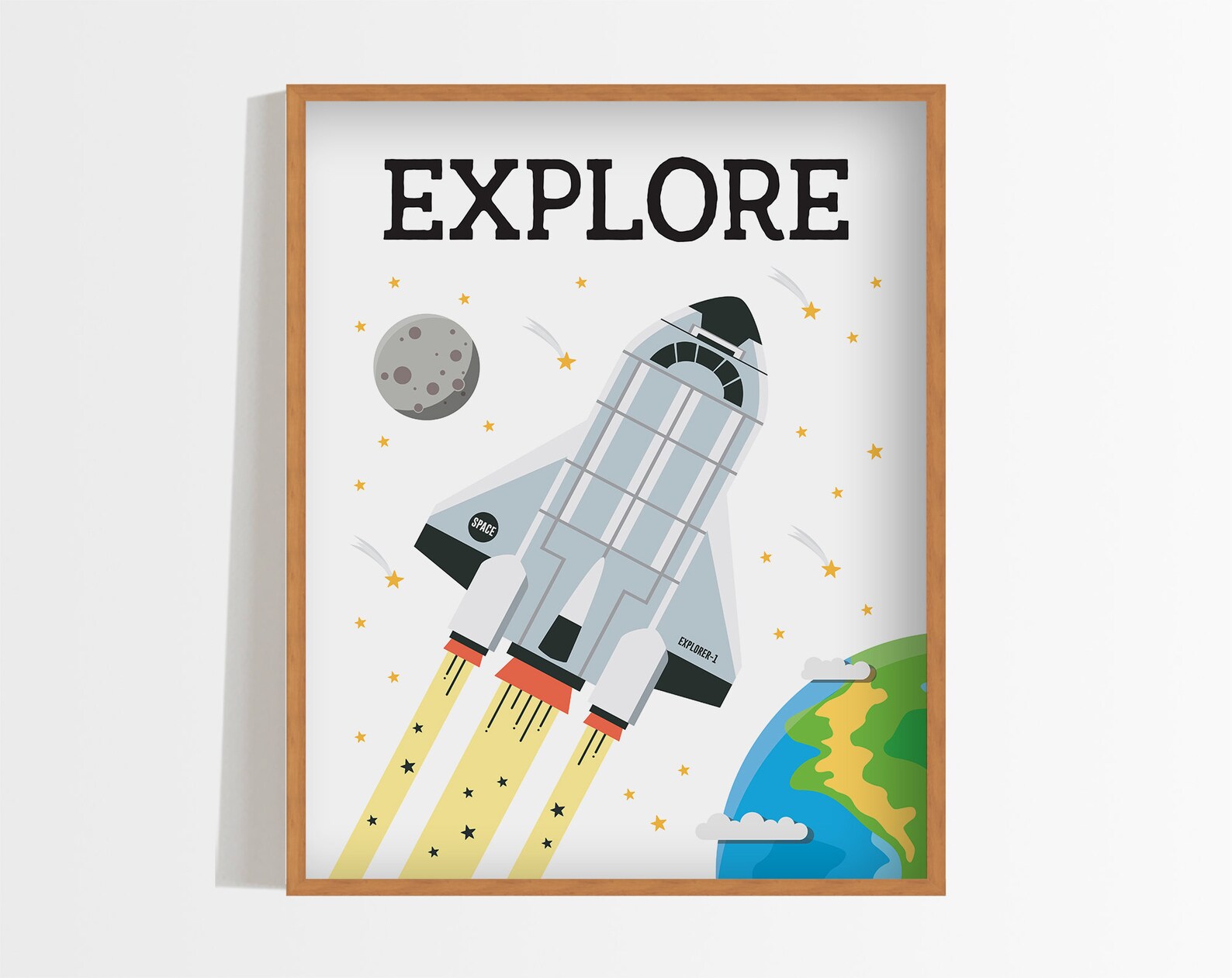 Space Nursery Prints Space Nursery Decor Solar System Poster | Etsy