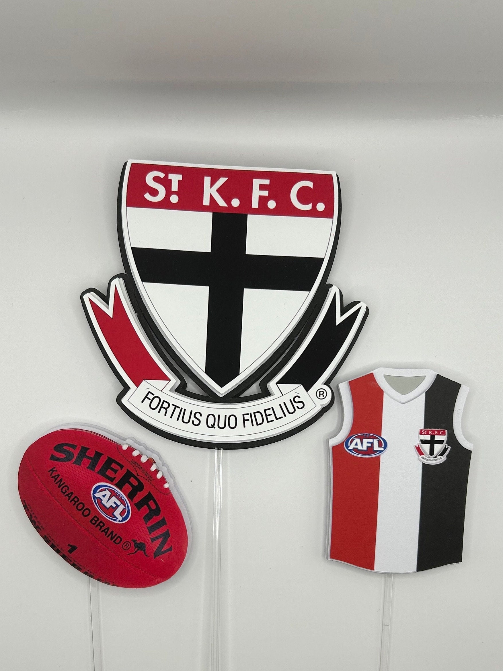 Football AFL Themed Cake Topper Party Set - Etsy Australia
