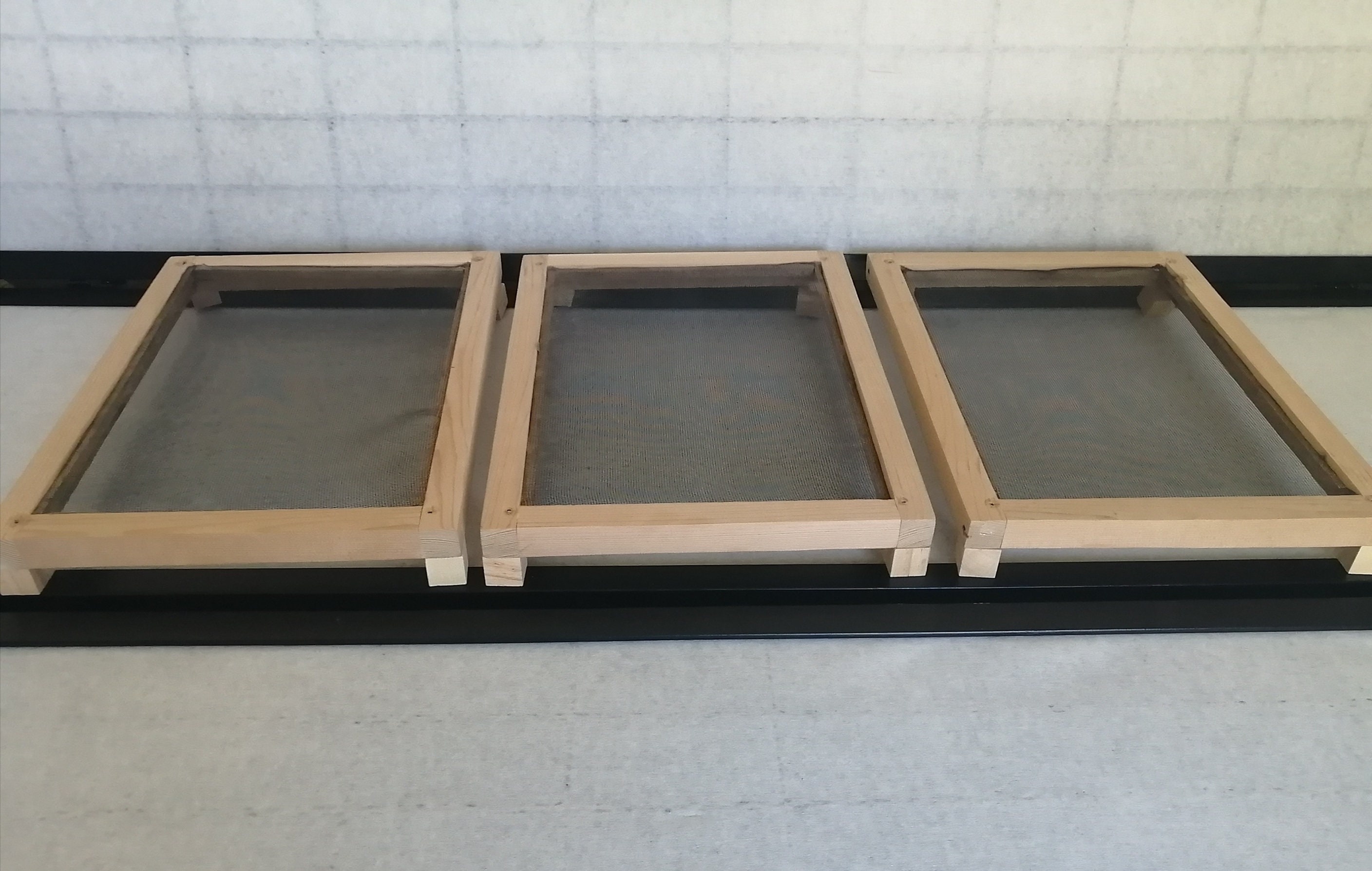 3-16 X 12 Stackable Cedar Herb Drying Racks, Screened Herb Drying ...