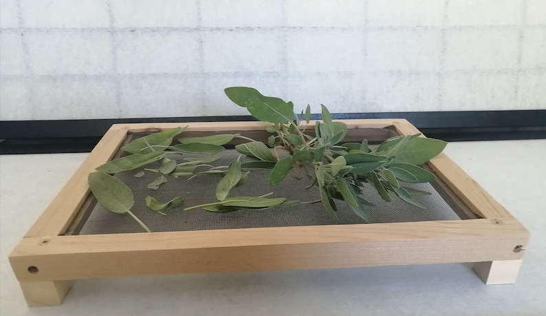 3-16 X 12 Stackable Cedar Herb Drying Racks, Screened Herb Drying ...