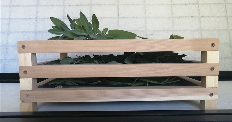 3-16 X 12 Stackable Cedar Herb Drying Racks, Screened Herb Drying ...