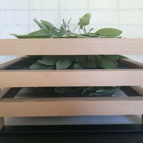 3-16 X 12 Stackable Cedar Herb Drying Racks Screened Herb - Etsy