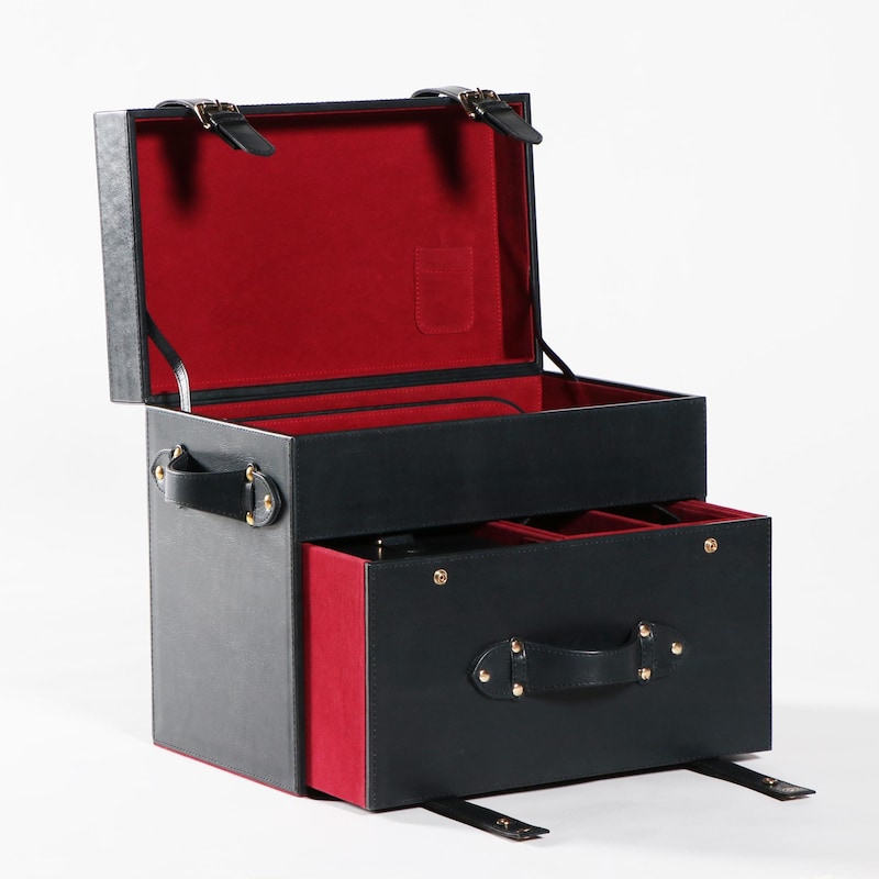 Leather English Trunk - Etsy