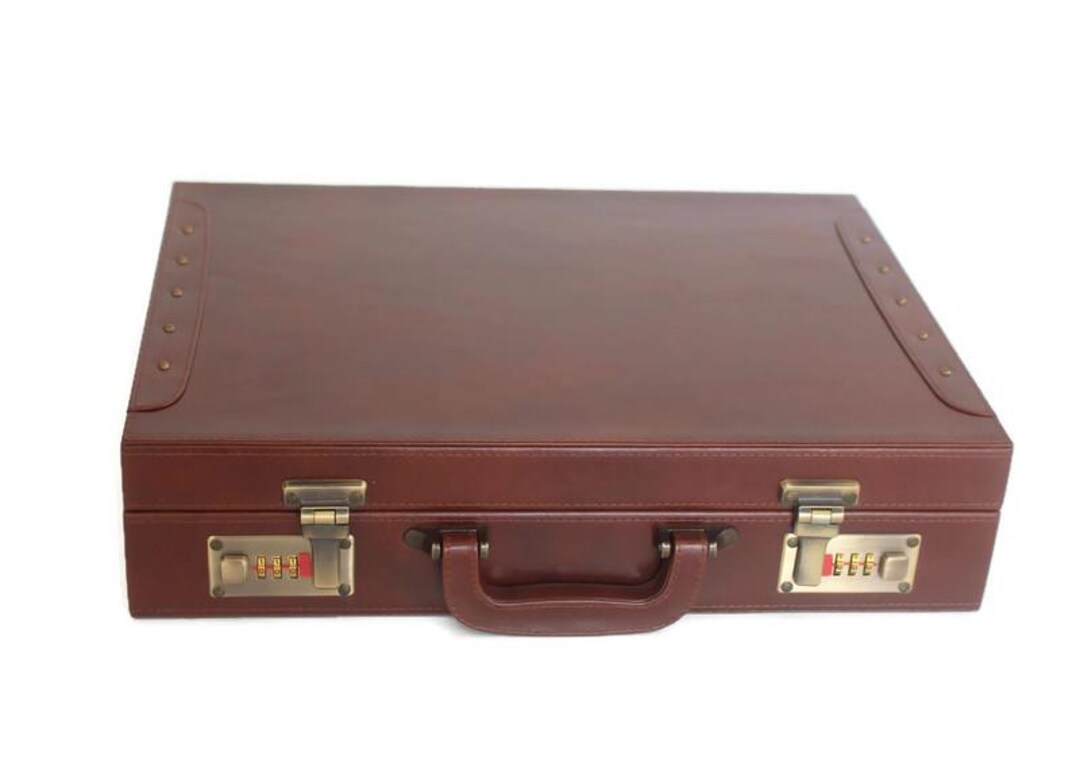 Custom Leather Briefcase - Etsy