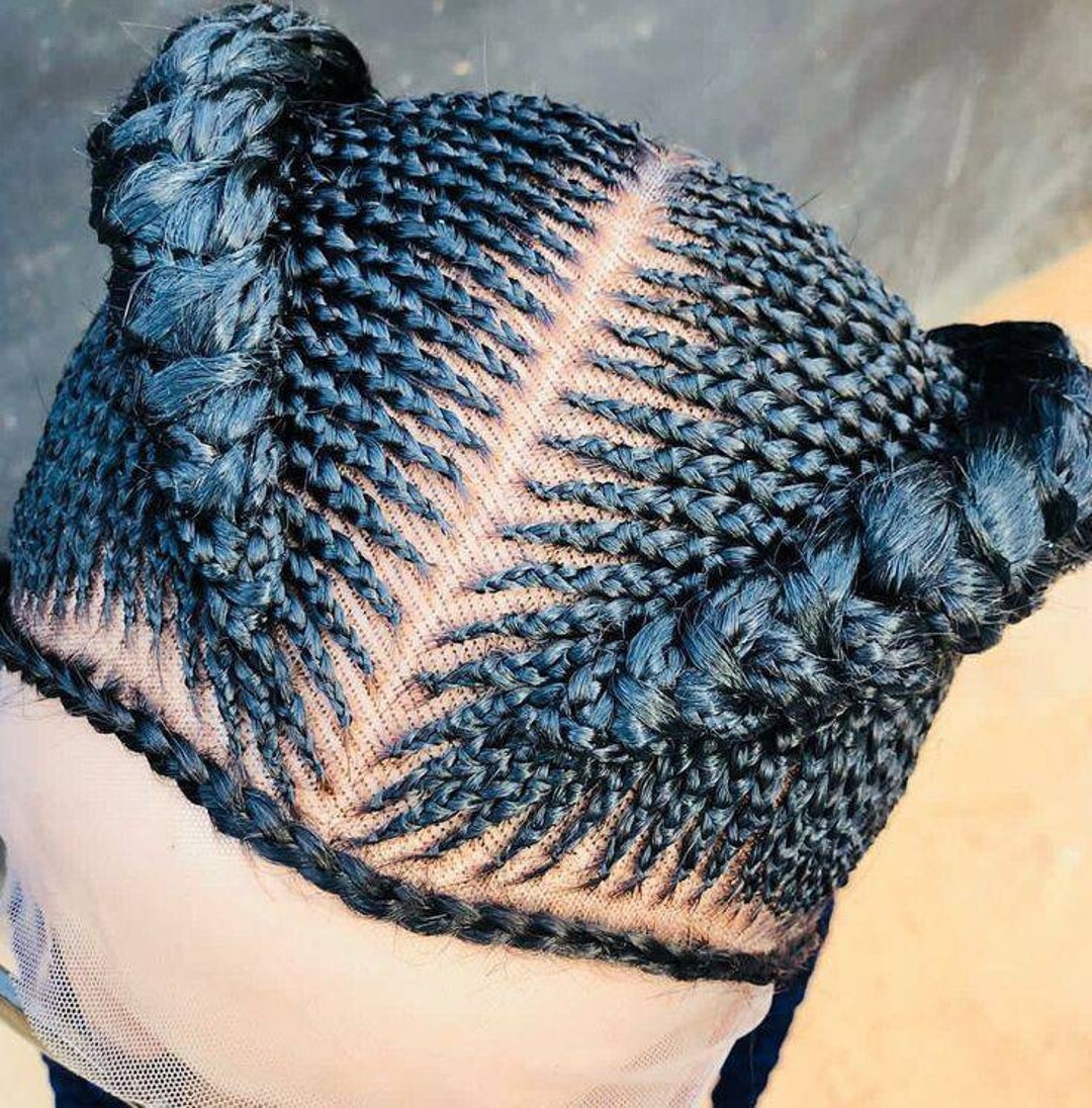 Cornrow Braid,braided Wig,faux Logs Wigs,wigs for Black Woman,ready to ...