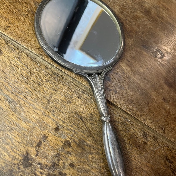 Metal Hand Mirror - Etsy