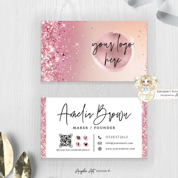 Red Aspen Business Card - Etsy