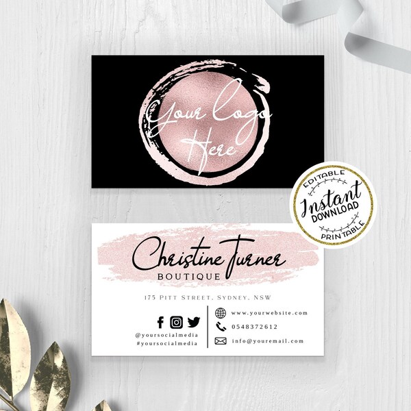 Logo Business Card - Etsy