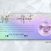 Cookie Gift Certificate Template Bakery Sweets Gift Voucher Editable ...