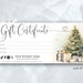 Editable Christmas Tree Gift Certificate Holiday Printable Gift Voucher ...