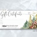 Editable Christmas Tree Gift Certificate Holiday Printable | Etsy