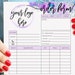 COLIBRI Holographic Glitter Order Form Template EDITABLE - Etsy
