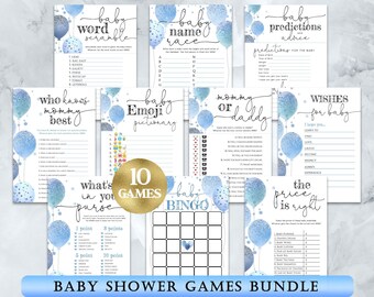 Baby Shower Games Boy | Etsy