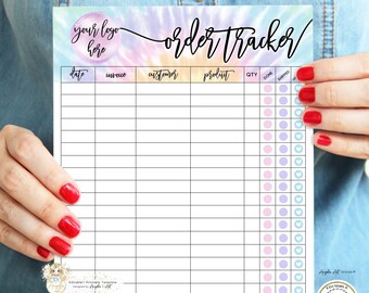 Business Order Tracker Template/ Google Sheets Tracker/ - Etsy