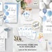 Blue Balloons Baby Shower Games Bundle Download Baby Boy Shower ...