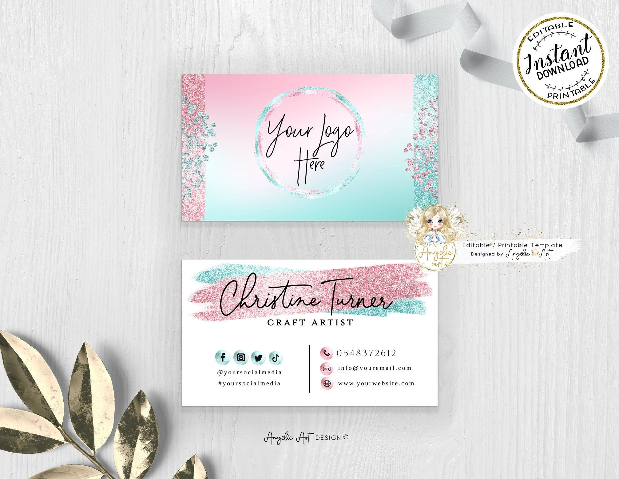 Craft Business Cards Printables