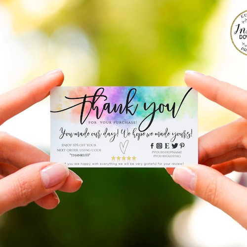 IRIS RAINBOW Order Form Template Modern Editable Printable - Etsy