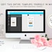 ADD YOUR LOGO Printable Small Business Insert Card / Simple Shop ...