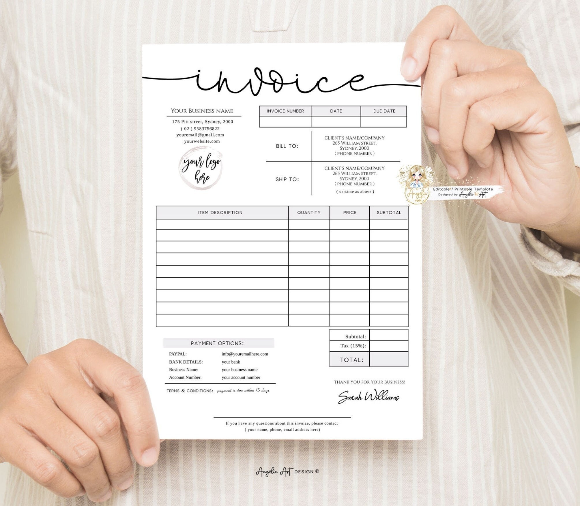 Templates For Outstanding Invoices Clipart