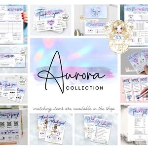 AURORA - Pastel Custom Order Form Template EDITABLE Modern Printable ...