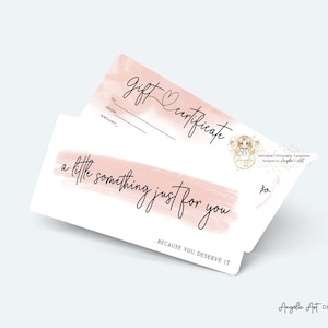 Printable Gift Certificate Modern Peach Coral Gift Certificate Template ...