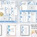 Blue Balloons Baby Shower Games Bundle Download Baby Boy Shower ...