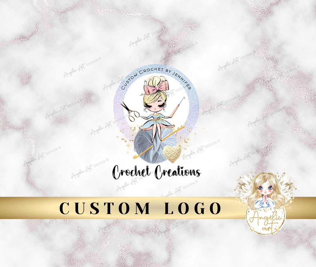 Editable Crochet Yarn Business LOGO Crochet Maker Logo Template ...