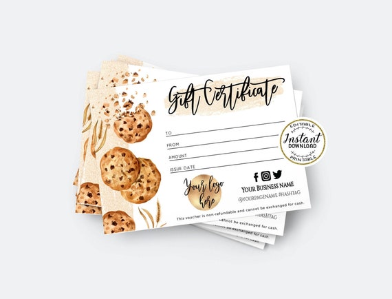Printable Cookie Template