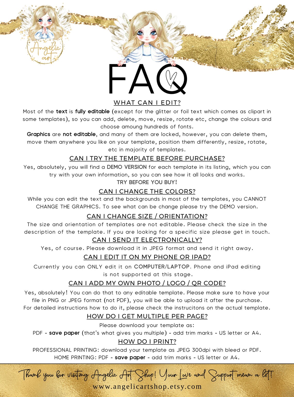 CHRISTMAS Editable INVOICE Template, Holiday Printable Invoice Form ...