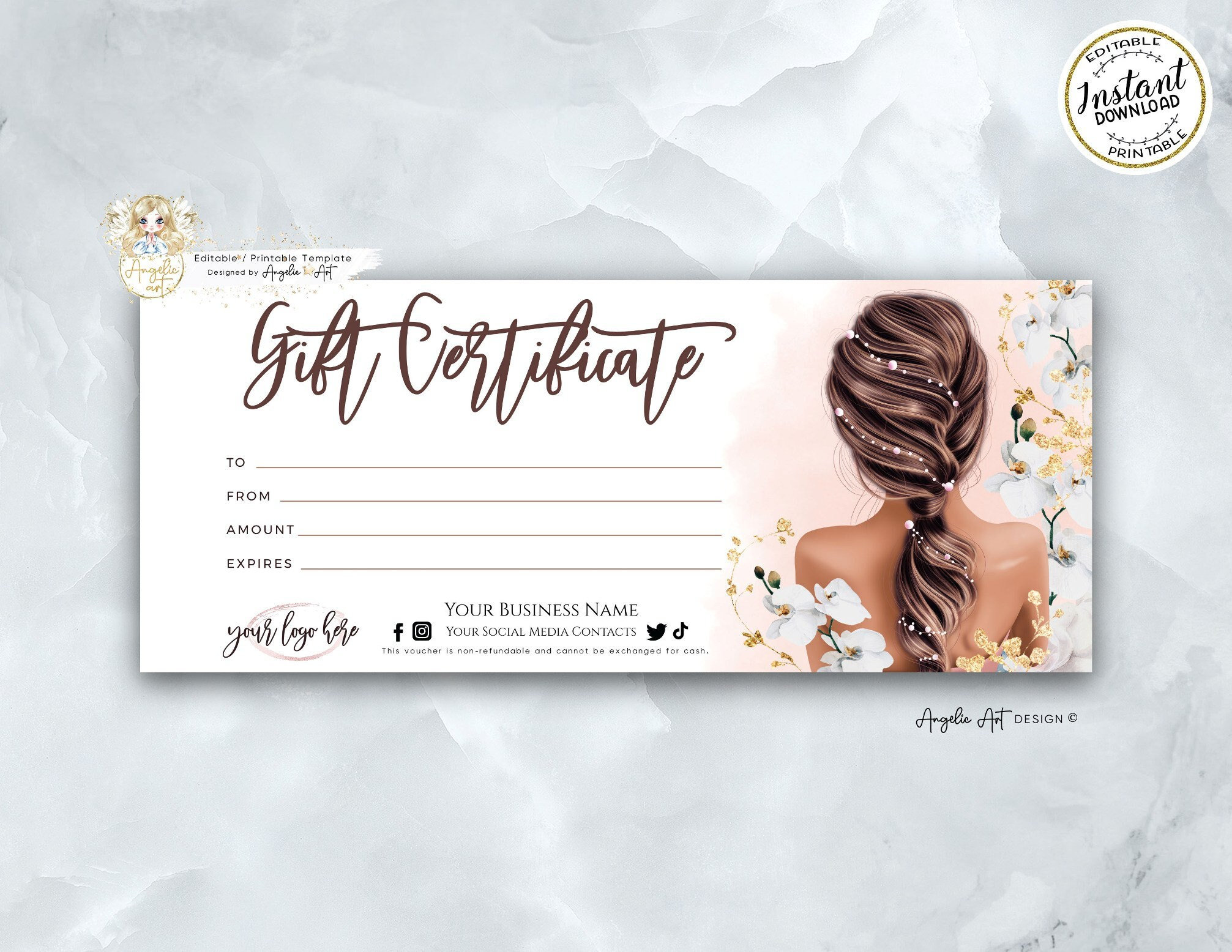 Salon Certificate Template