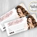 Makeup Hair Stylist Editable Gift Card Luxury Beauty Gift Certificate ...