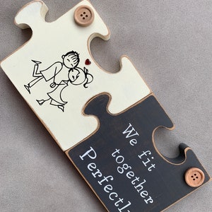 Free Standing Puzzle Piece, We Fit Together Perfectly Puzzle Piece ...