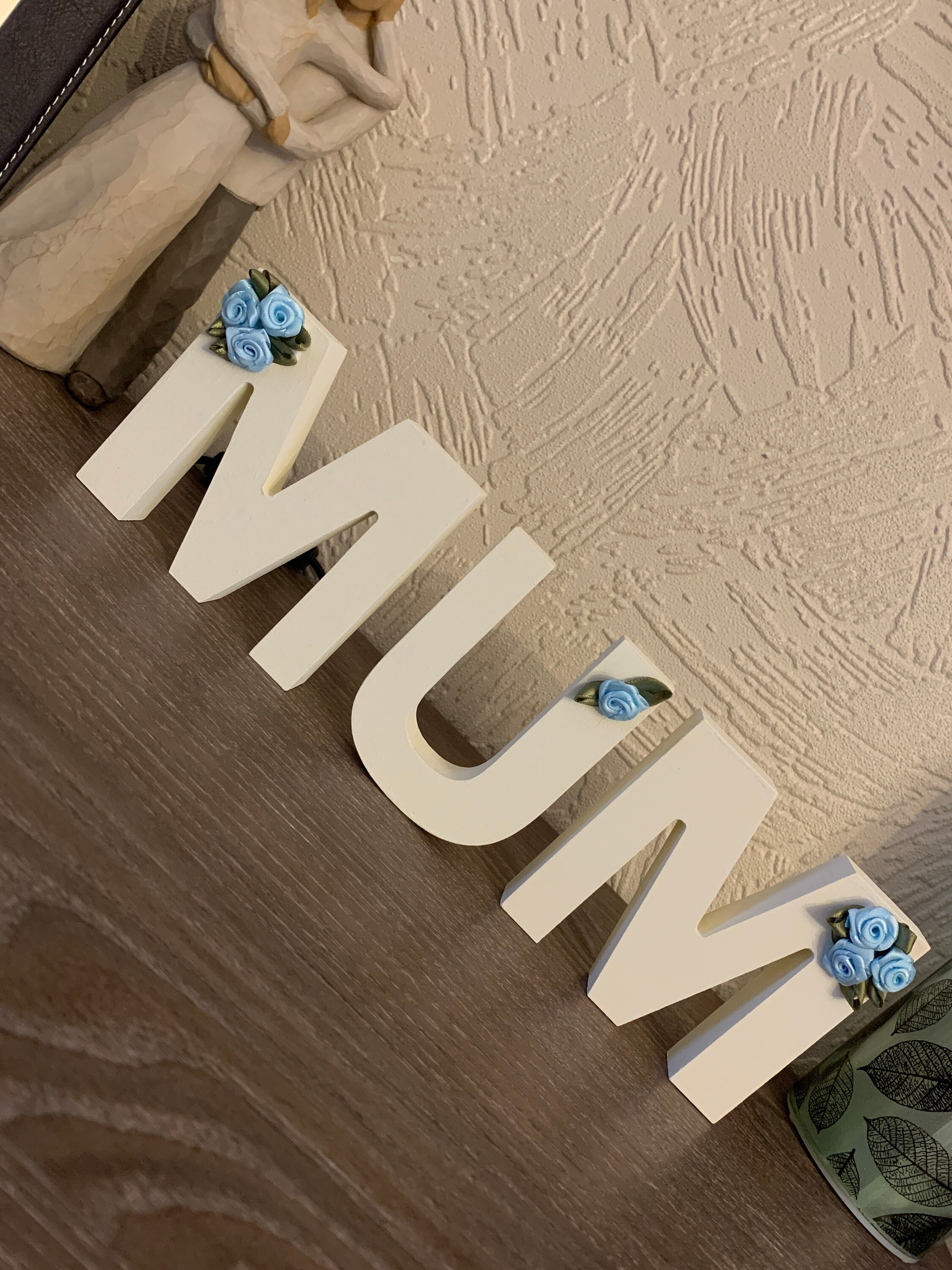 Freestanding Wooden Mum Letter Set Wooden Name Letters Mum - Etsy UK