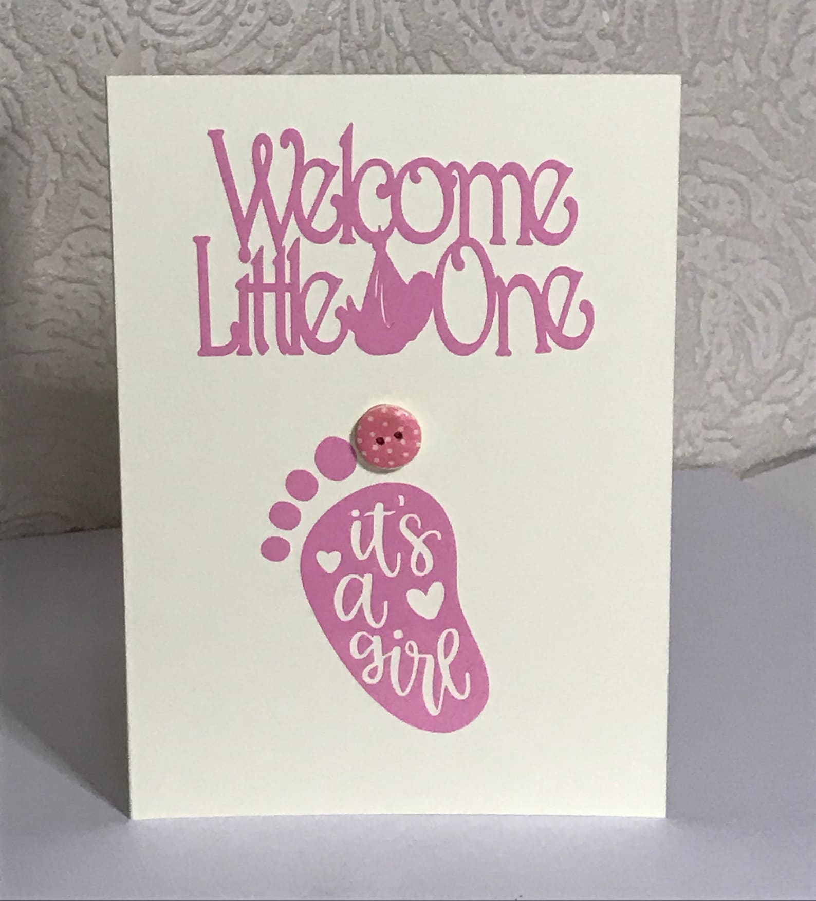 New Born Baby Girl Card New Arrival Card New Baby Card - Etsy Hong Kong