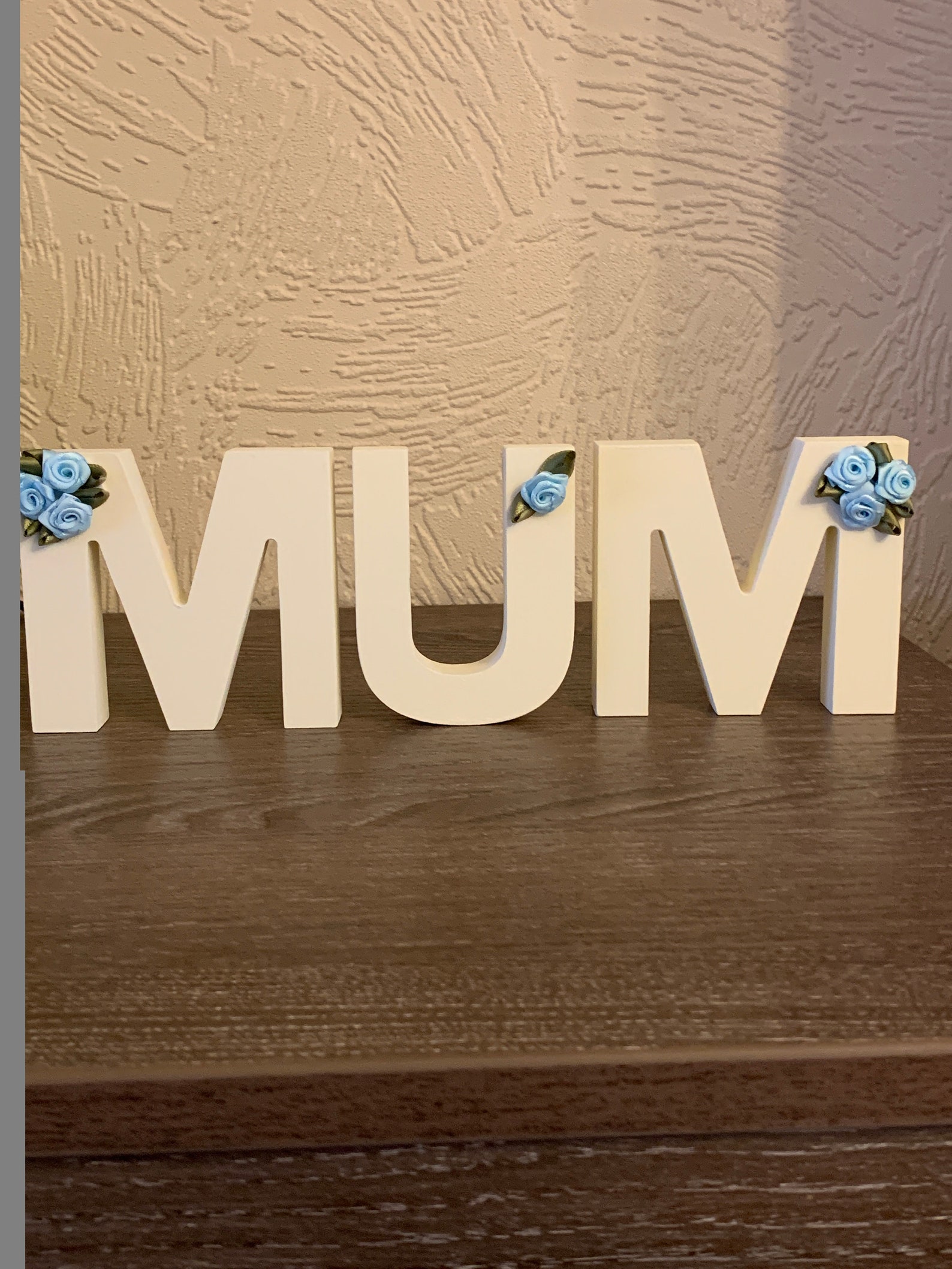 Freestanding Wooden Mum Letter Set Wooden Name Letters Mum - Etsy UK