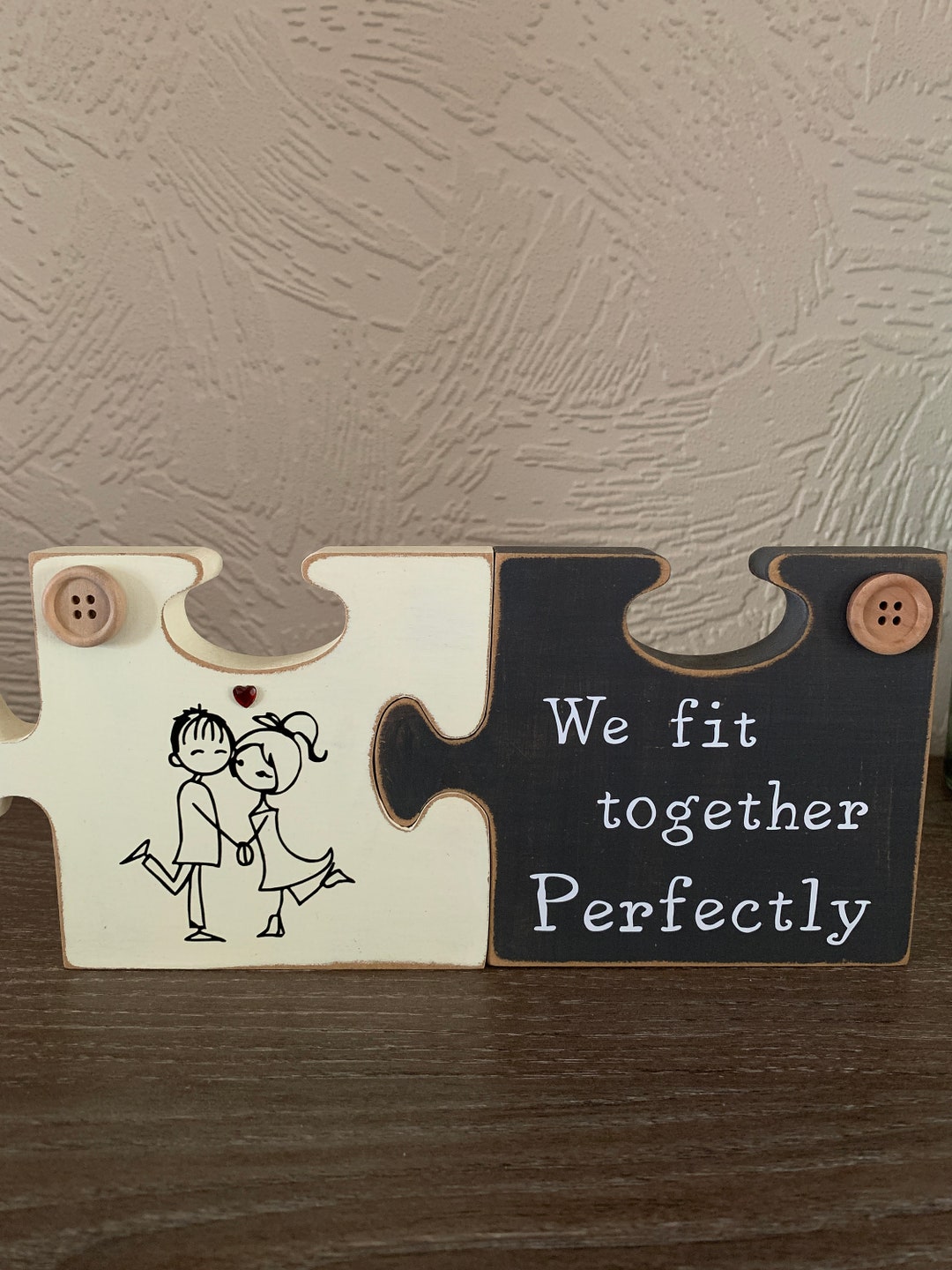 Free Standing Puzzle Piece, We Fit Together Perfectly Puzzle Piece ...
