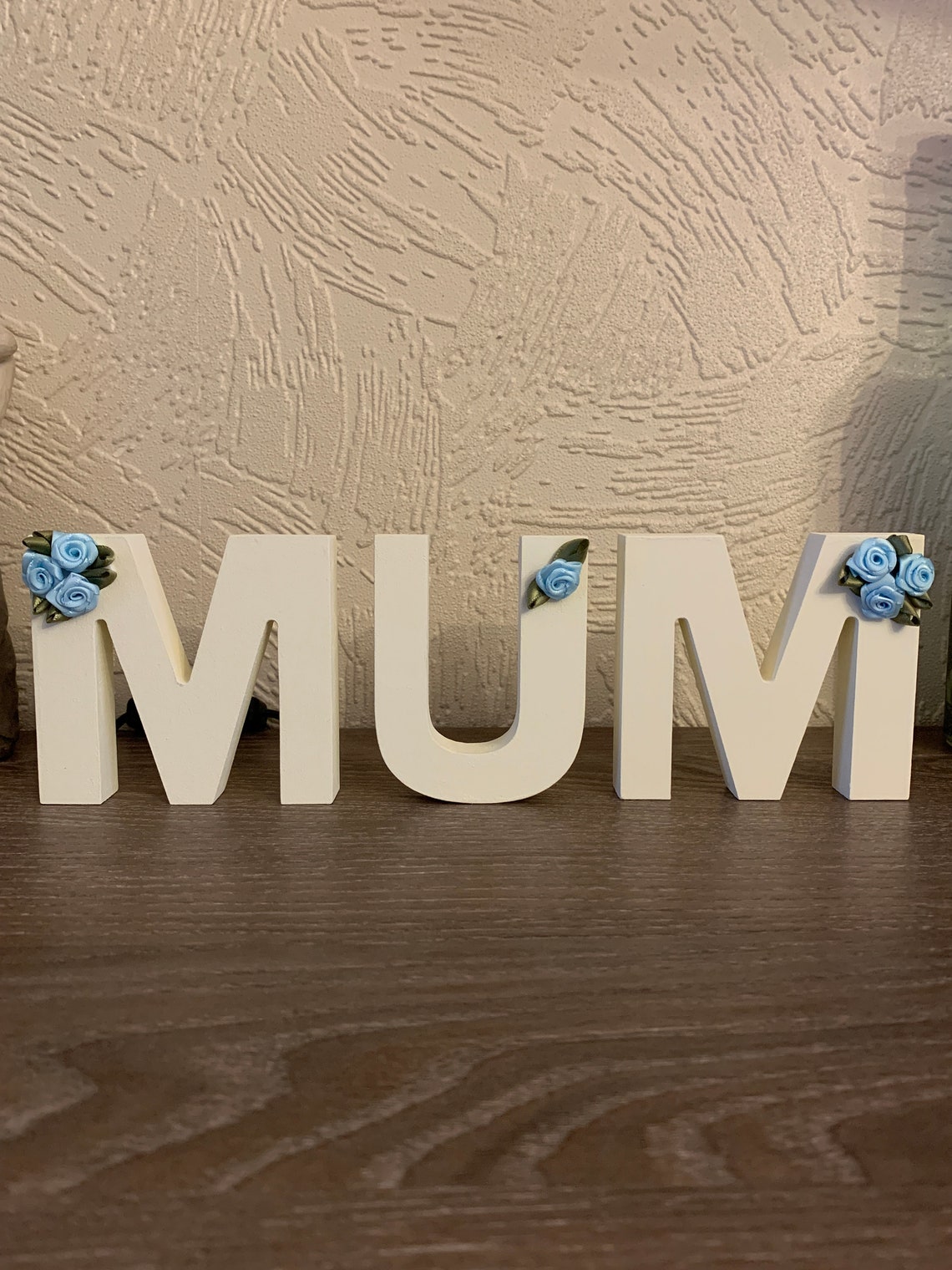 Freestanding Wooden Mum Letter set Wooden Name Letters Mum | Etsy
