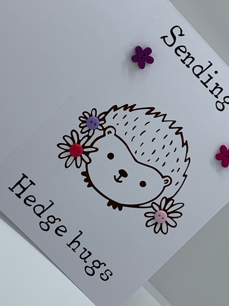 Sending You Hedge Hugs Card Thinking of You Card Get Well | Etsy UK