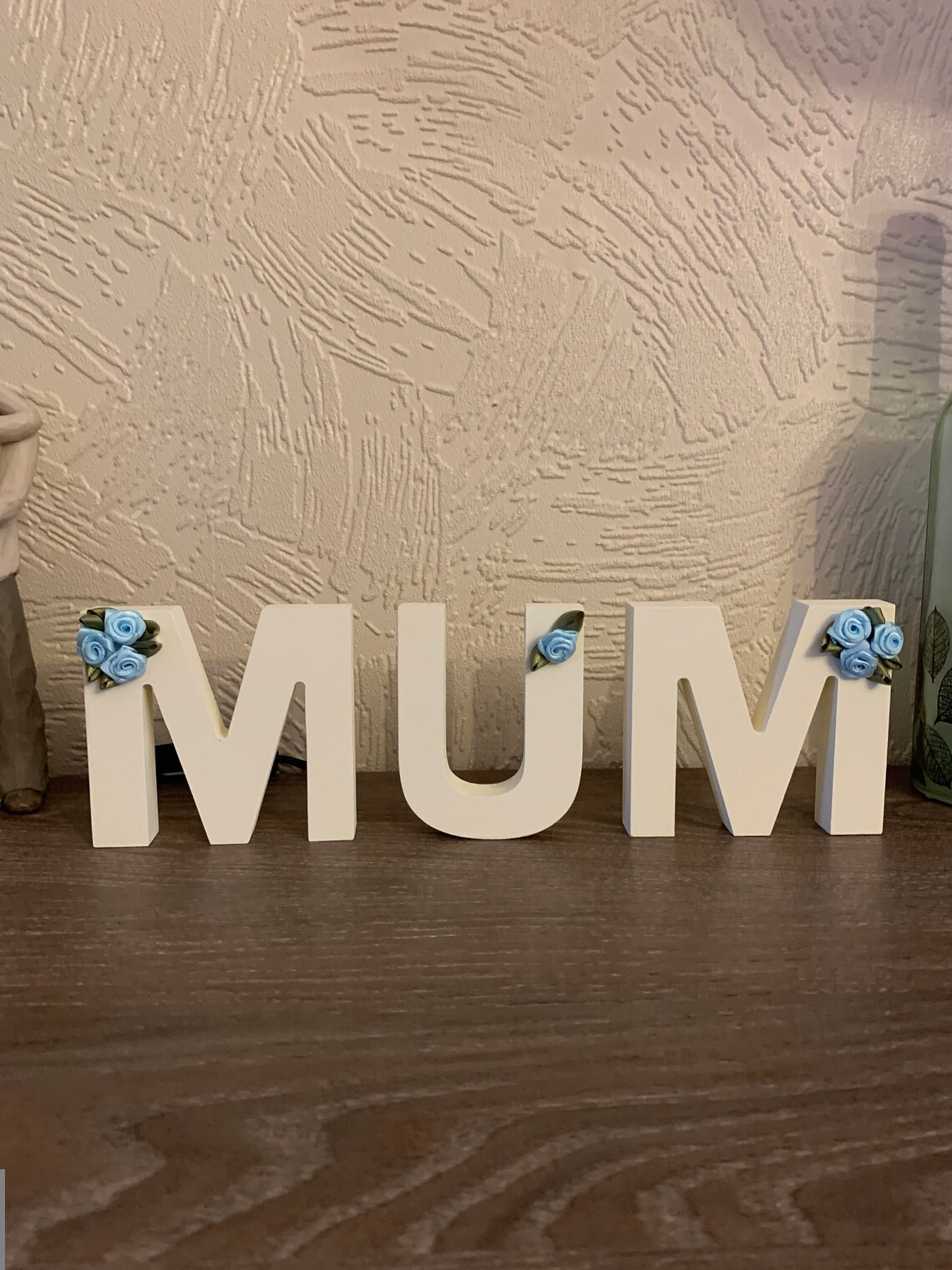 Freestanding Wooden Mum Letter Set Wooden Name Letters Mum - Etsy UK