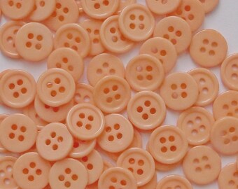 Peach Buttons | Etsy