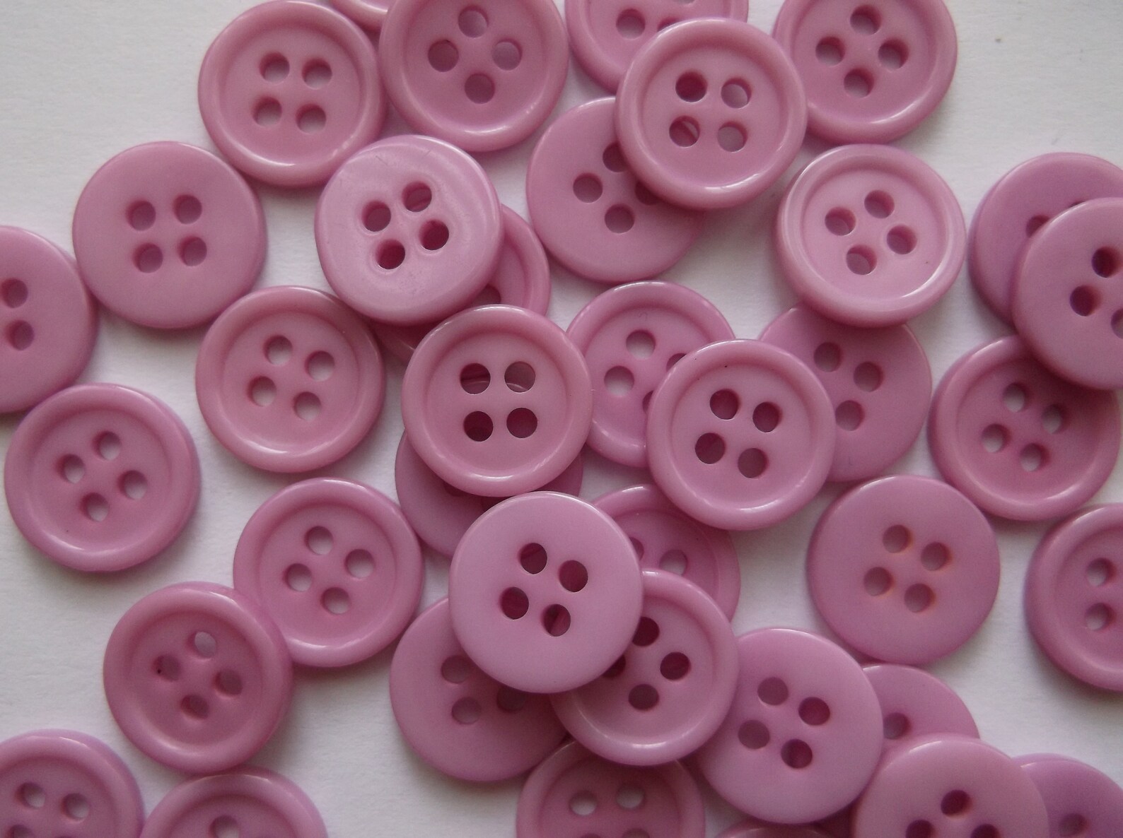 20 X 20mm Dusky Pink Plastic/acrylic Buttons - Etsy