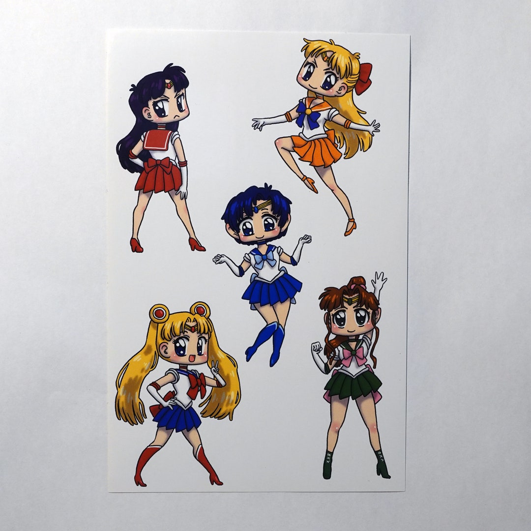 Uncut Anime Sticker Sheets - Etsy