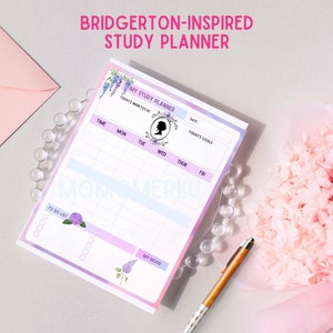 BRIDGERTON INSPIRED Student Planner Printable Pages Instant Download ...