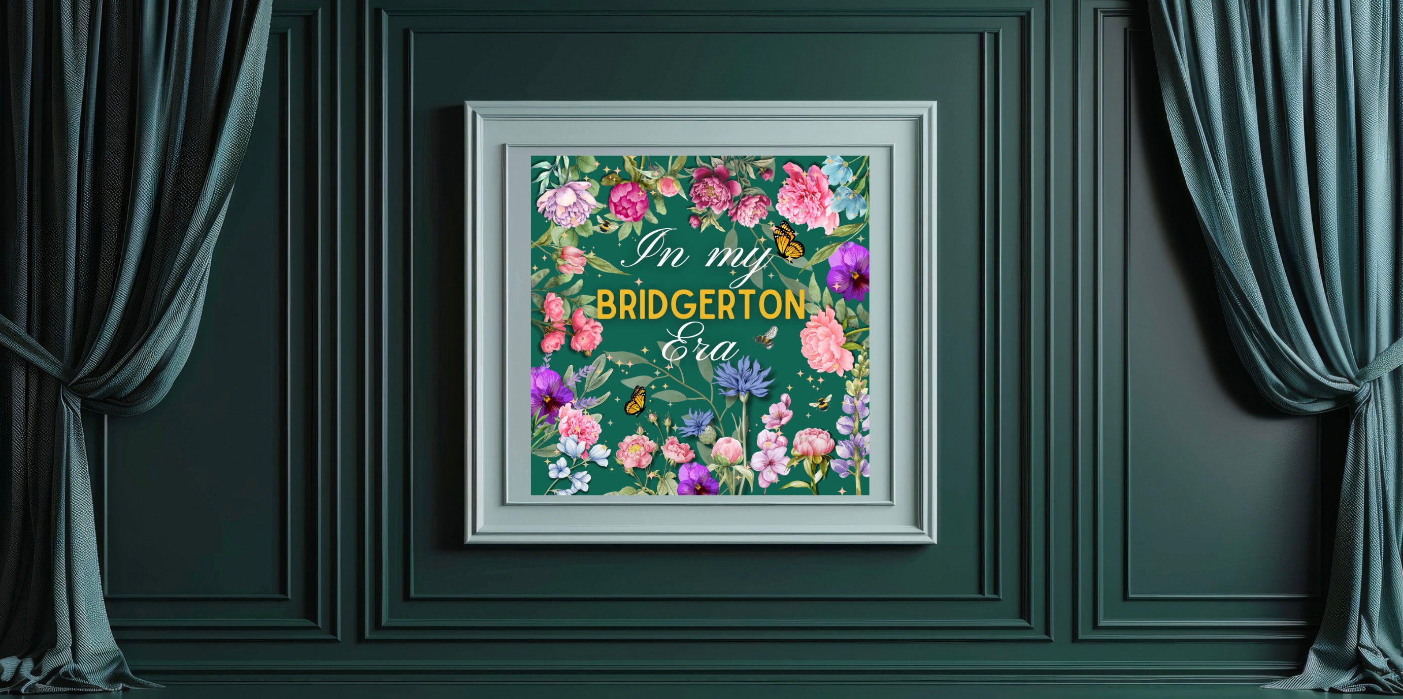 In My Bridgerton Era Wall Art, Bridgerton Merch, Bridgerton Decor ...