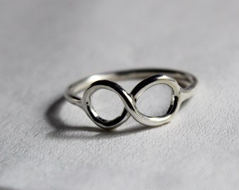Couple infinity ring | Etsy