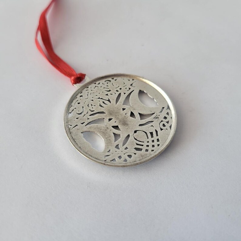 Simple Celtic Inspired Tree of Life Pentagram Pentacle Ornament - Etsy